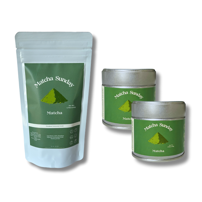 Premium Ceremonial Grade Matcha Core Bundle - Matcha Sunday