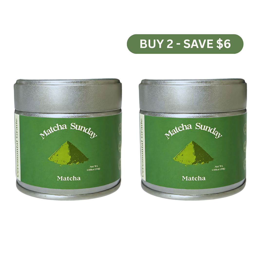 Premium Ceremonial Grade Matcha - Pack of 2 - Matcha Sunday
